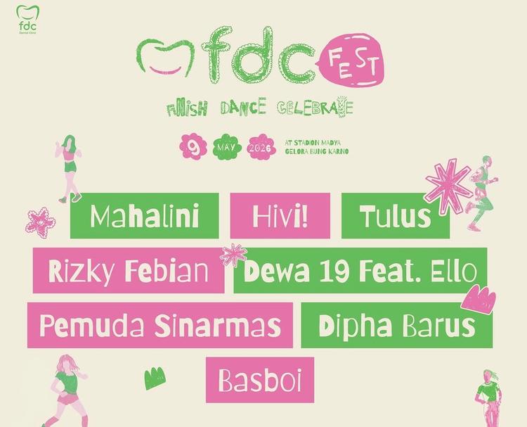 FDC Fest 2026: Kombinasi Sempurna Lari Sore dan Konser Musik di Stadion ...